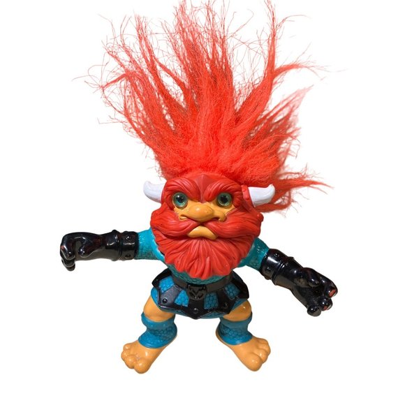 Hasbro | Toys | Viking Battle Troll 9s Action Figure 992 Hasbro Red ...